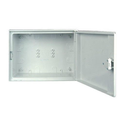 Polyester cupboard without sight glass for water meter